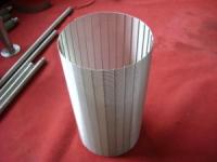 China Stainless Steel Wedge Wire Screen Cylinder 89mm-508mm for Architectural and Industrial Filtration for sale