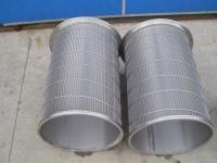 China Stainless Steel Wedge Wire Screen Cylinder 89mm-508mm for Architectural and Industrial Filtration for sale