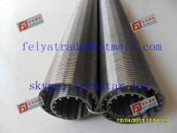 China Johnson Wedge Wire Screen 304 Stainless Steel 0.1mm Slot for Water Filtration for sale
