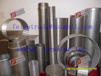 China Johnson Wedge Wire Screen 304 Stainless Steel 0.1mm Slot for Water Filtration for sale