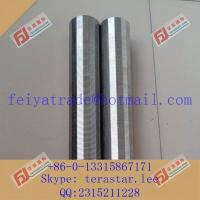 China Wedge Wire Screen 0.02mm Slot Vee Wire Filter Screen for Industrial Filtration for sale
