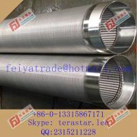 China Wedge Wire Screen 0.02mm Slot Vee Wire Filter Screen for Industrial Filtration for sale