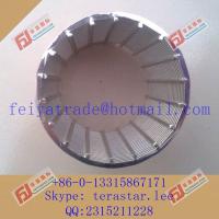 China Wedge Wire Screen 0.02mm Slot Vee Wire Filter Screen for Industrial Filtration for sale