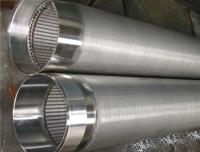 China Stainless Steel Wedge Wire Water Well Screen 0.02mm Slot Precision Filter for sale