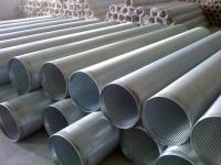 China Stainless Steel Wedge Wire Screen Tube 0.1mm Slot 6m Length for Water Well Dewatering for sale