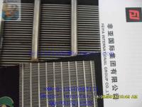China 304 Stainless Steel V Wire Flat Panel Rain Water Harvesting Screen 150 Micron for sale