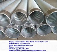 China Stainless Steel Wedge Wire Johnson Well Screen 304 316L 0.1mm Slot 4in OD for sale