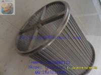 China 620x600mm Wedge Wire Wrapped Cylindrical Element for Wastewater Treatment 304 Stainless Steel for sale