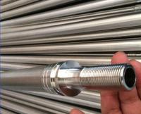 China Wedge Wire Screen Pipe Vee Shaped Wire Wrapped Filtration Cylinder 0.1mm Slot for sale