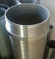 China Stainless Steel 304 316L Vee Wire Johnson Screen Pipe 0.1mm Slot Water Well Filter for sale
