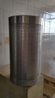 China Stainless Steel Wedge Wire Water Well Screen 304 316L 0.1mm Slot 4 inch OD for sale