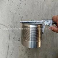 China Stainless Steel Wedge Wire Water Well Screen Pipe 4 to 12 Inch Continuous Slot Sand Control for sale