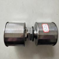 China Titanium 82mm Double Head Wedge Wire Johnson Screen Nozzle With M32mm For Mixed Bed Filter for sale
