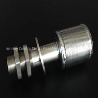 China Stainless Steel Wedge Wire Screen Nozzle 0.2mm Slot for Water Gas Strainer for sale