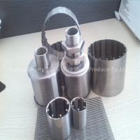 China Stainless Steel Wedge Wire Screen Nozzle 0.2mm Slot for Water Gas Strainer for sale