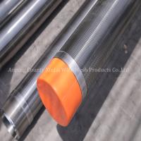 China Duplex Stainless Steel 2207 Wedge Wire Johnson Screen Pipe 0.020 inch Slot for Water Well Drilling for sale