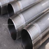 China Polished V Wire Continuous Slot Sand Control Screen Tube FOTI Flow Wedge Wire #118 for sale