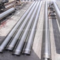 China Polished V Wire Continuous Slot Sand Control Screen Tube FOTI Flow Wedge Wire #118 for sale