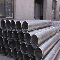 China 0.010 inch Continuous Slot Deep Well V Wire Johnson Screen Tube Polished Surface FITO Flow for sale