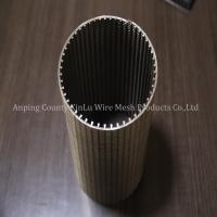 China Polished Johnson Water Well Screen V Wire Continuous Slot Sand Control Tube 0.010-0.060 inch for sale