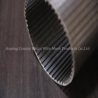 China Polished Johnson Water Well Screen V Wire Continuous Slot Sand Control Tube 0.010-0.060 inch for sale