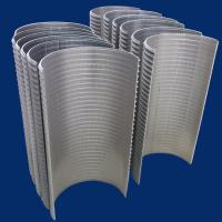 China Wedge Wire Screen Panel 1.0mm Slot Stainless Steel V-Wire Filter Plate for Water Well for sale