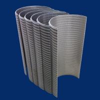 China Wedge Wire Screen Panel 1.0mm Slot Stainless Steel V-Wire Filter Plate for Water Well for sale