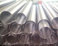 China Stainless Steel Wedge Wire Well Screen 0.1mm Slot 316L for Water Filtration for sale