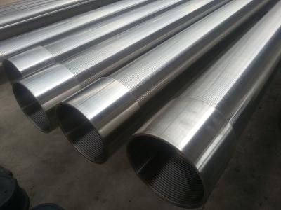 China Stainless Steel Wedge Wire Well Screen 0.1mm Slot 316L for Water Filtration for sale