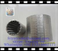 China Stainless Steel Water Well Screen Wedge Wire 304 316 25mm to 800mm Diameter 6m Length for sale