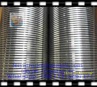 China Stainless Steel Water Well Screen Wedge Wire 304 316 25mm to 800mm Diameter 6m Length for sale