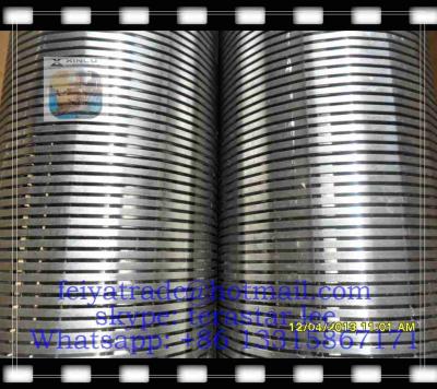 China Stainless Steel Water Well Screen Wedge Wire 304 316 25mm to 800mm Diameter 6m Length for sale