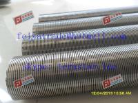China Stainless Steel Water Well Screen Wedge Wire 304 316 25mm to 800mm Diameter 6m Length for sale