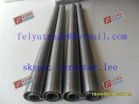China Stainless Steel Water Well Screen Wedge Wire 304 316 25mm to 800mm Diameter 6m Length for sale