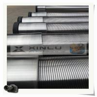 China AISI 316L Johnson Wire Wrap Screen Tube 33mm OD 50 Micron Slot for Industrial Filtration for sale