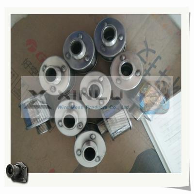 China Stainless Steel Wedge Wire Filter Nozzle 0.2mm Slot M20 M24 M32 for Water Treatment for sale