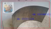 China Wedge Wire Flat Panel Screen 50-750 Micron Slot Width Up to 3000x6000mm for sale