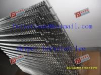 China Wedge Wire Flat Panel Screen 50-750 Micron Slot Width Up to 3000x6000mm for sale
