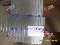 China Wedge Wire Flat Panel Screen 50-750 Micron Slot Width Up to 3000x6000mm for sale