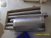 China Stainless Steel Johnson Wedge Wire Water Well Screen 219mm OD 1.0mm Slot 5.8m Length for sale