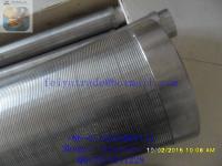 China Stainless Steel Johnson Wedge Wire Water Well Screen 219mm OD 1.0mm Slot 5.8m Length for sale