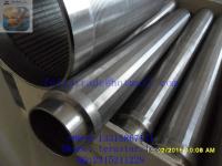 China Stainless Steel Johnson Wedge Wire Water Well Screen 219mm OD 1.0mm Slot 5.8m Length for sale