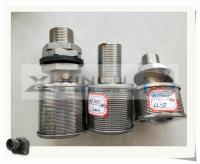 China Stainless Steel Wedge Wire Filter Nozzle 0.1mm Slot 45-108mm Diameter for Water Well Sand Control for sale