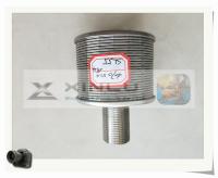 China Stainless Steel Wedge Wire Filter Nozzle 0.1mm Slot 45-108mm Diameter for Water Well Sand Control for sale