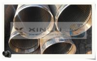 China Stainless Steel 304 316L Vee Wire Johnson Screen Pipe 0.1mm Slot Water Well Filter for sale