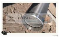China Stainless Steel 304 316L Vee Wire Johnson Screen Pipe 0.1mm Slot Water Well Filter for sale