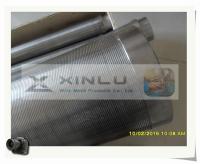 China Stainless Steel Johnson Wedge Wire Water Well Screen 219mm OD 1.0mm Slot 5.8m Length for sale