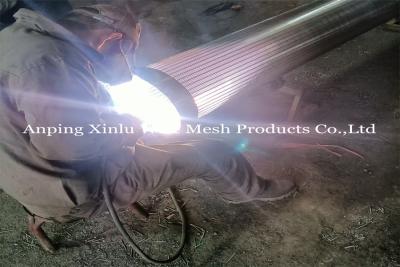 China Stainless Steel Spiral Wedge Wire Johnson Well Screen Tube 304 316L Threaded Male Female 0.1-30mm Slot for sale
