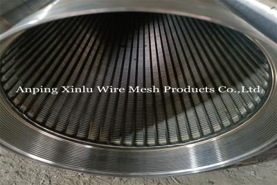 China 304L 316L Wedge Wire Screen Pipe 10ft Threaded End Connection Water Well Filter for sale