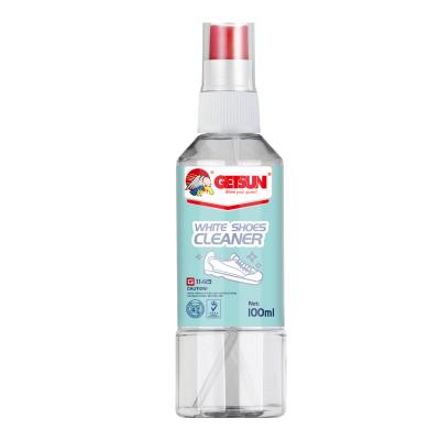China Waterproof Shoe Care Spray Whitening Cleaner Protector Spray 100ml for sale